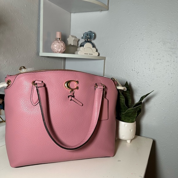 Coach | Bags | Coach Remi Satchel With Signature Canvas Detail | Poshmark